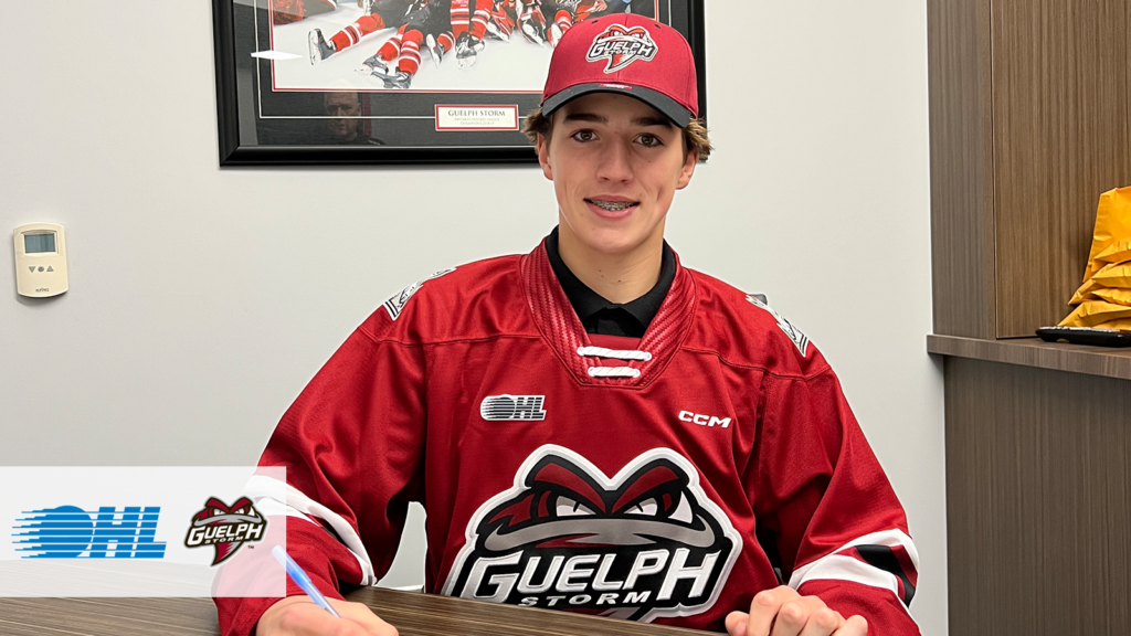 Grant Spada commits to Storm - Ontario Hockey League