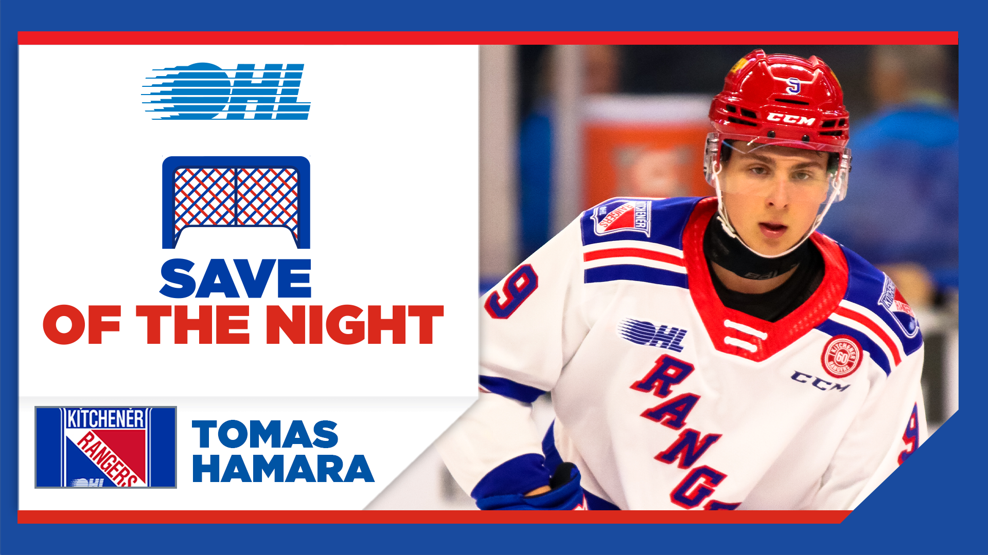 OHL Save of the Night: Hamara Plays the Hero! - Ontario Hockey League