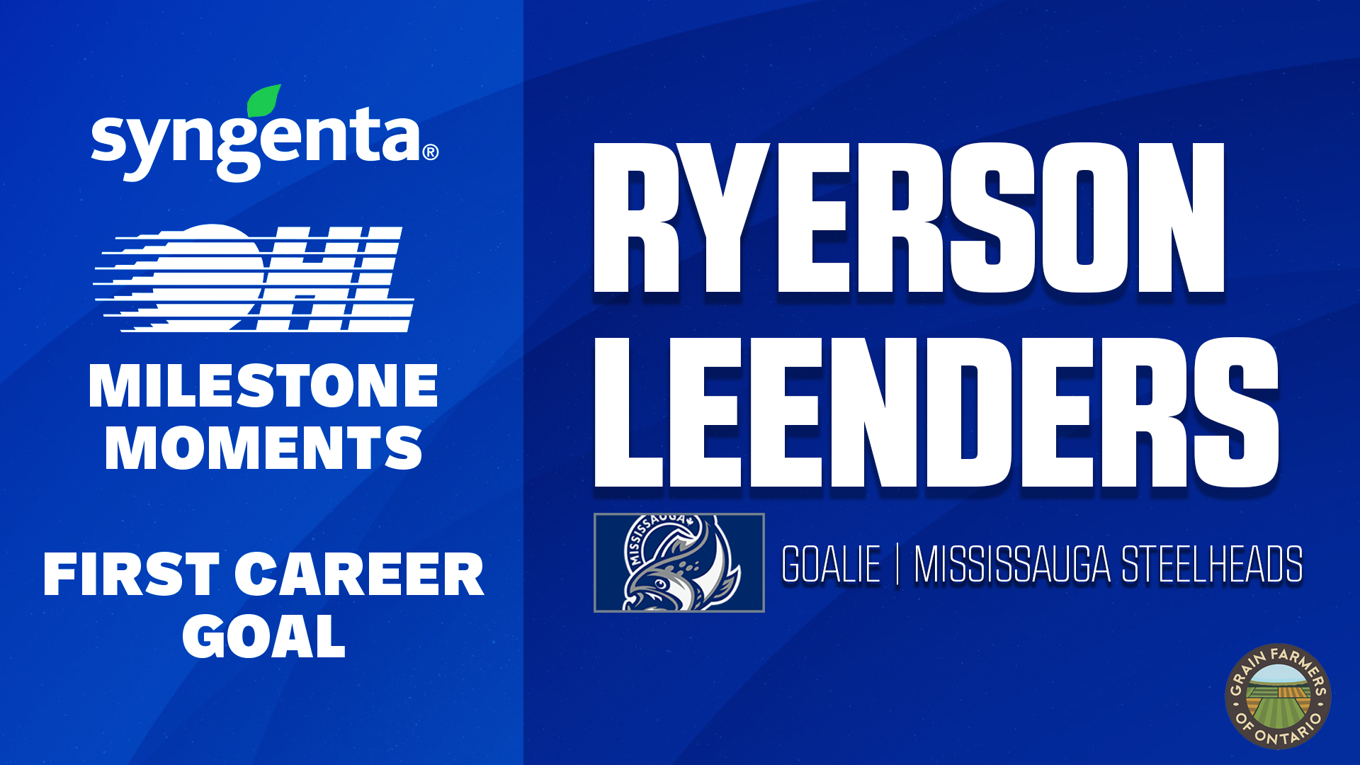 OHL Milestone Moments | Ryerson Leenders | First Career Shutout ...