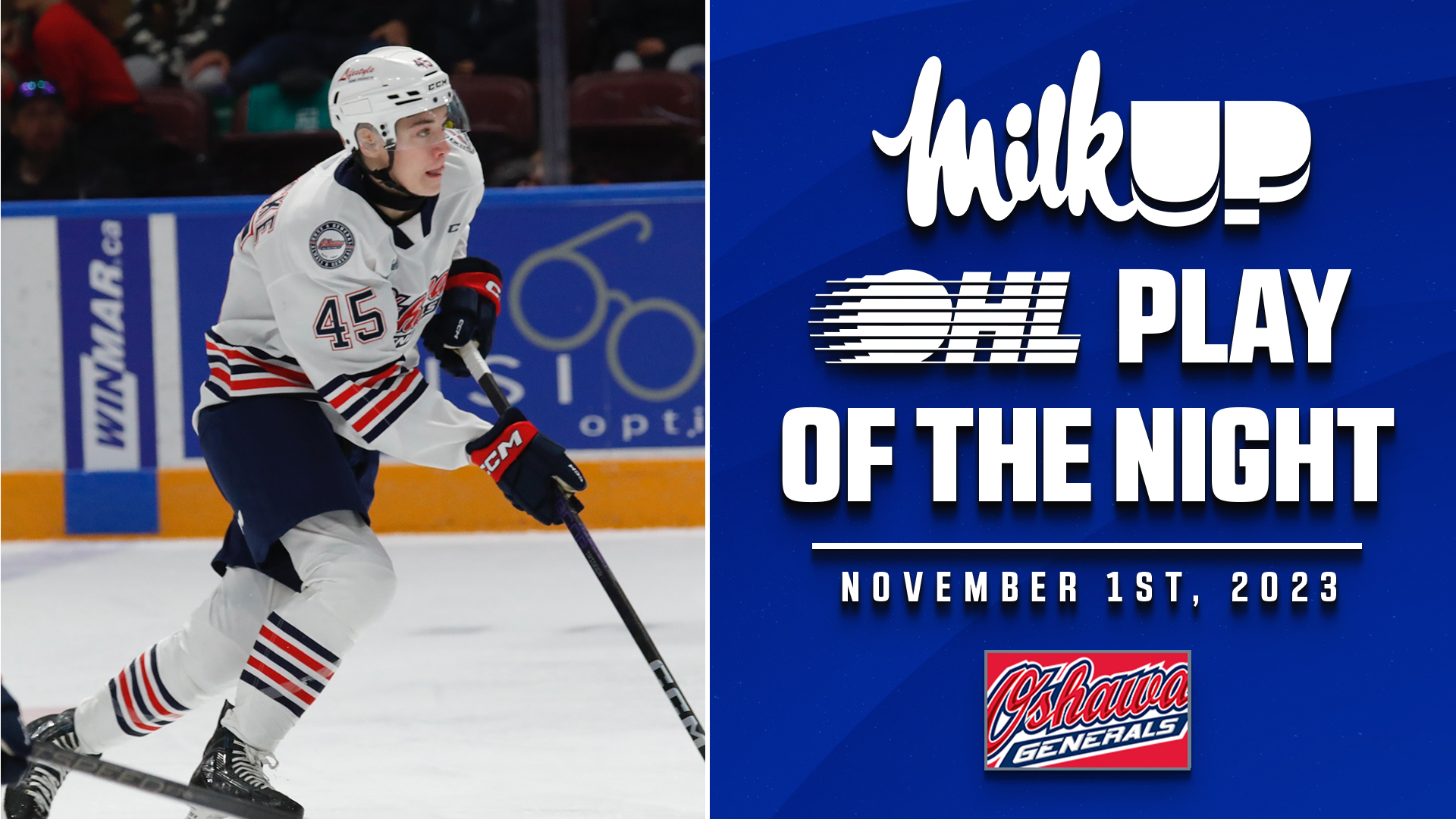 OHL Play of the Night Presented by MilkUP: Sennecke's 20/20 Vision ...