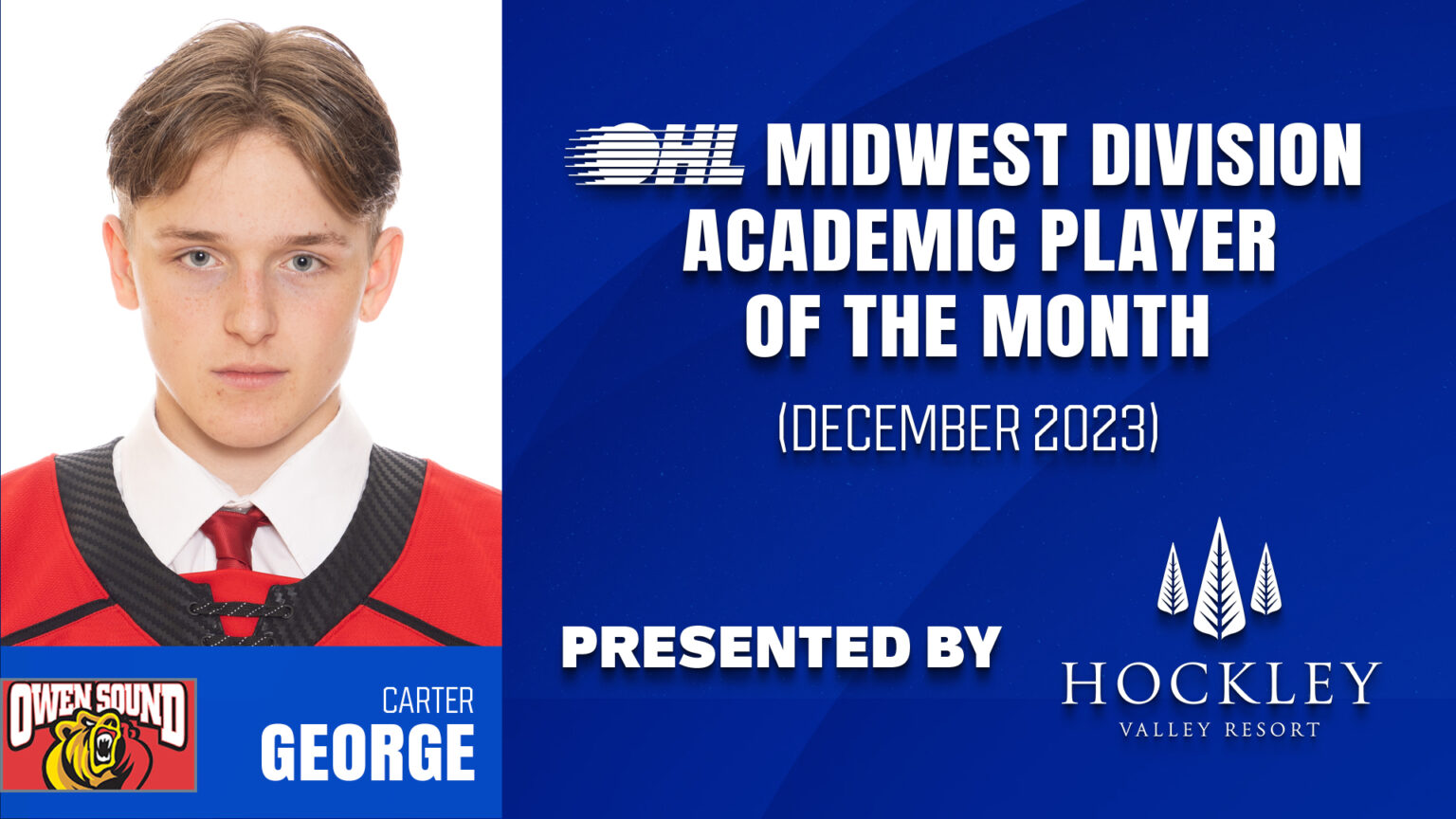 OHL Announces Academic Players of the Month for December presented by ...