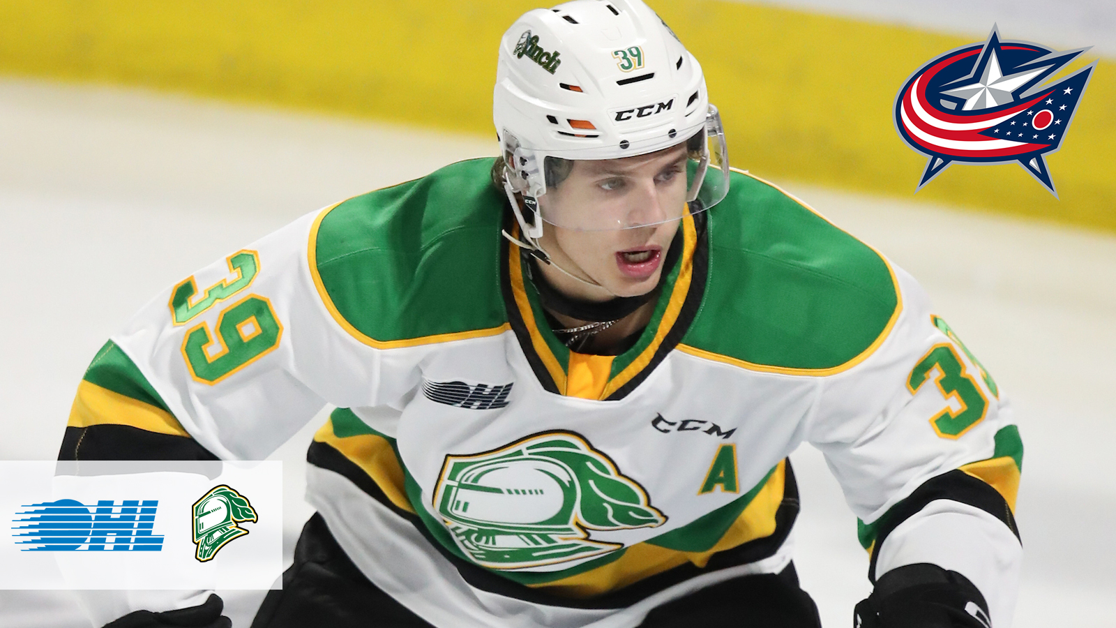 Knights' McCue signs with Blue Jackets - Ontario Hockey League