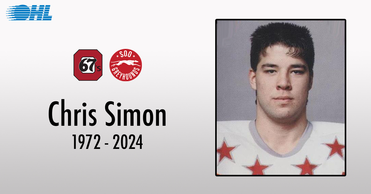 OHL mourns the loss of Chris Simon - Ontario Hockey League