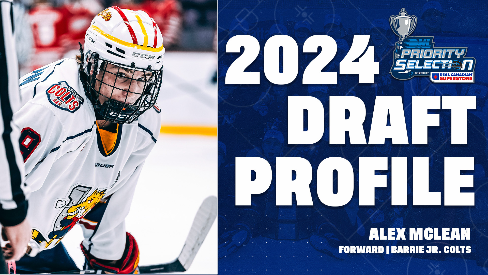 #OHLDraft Prospect Profile: Alex McLean (Barrie Jr. Colts) - Ontario ...