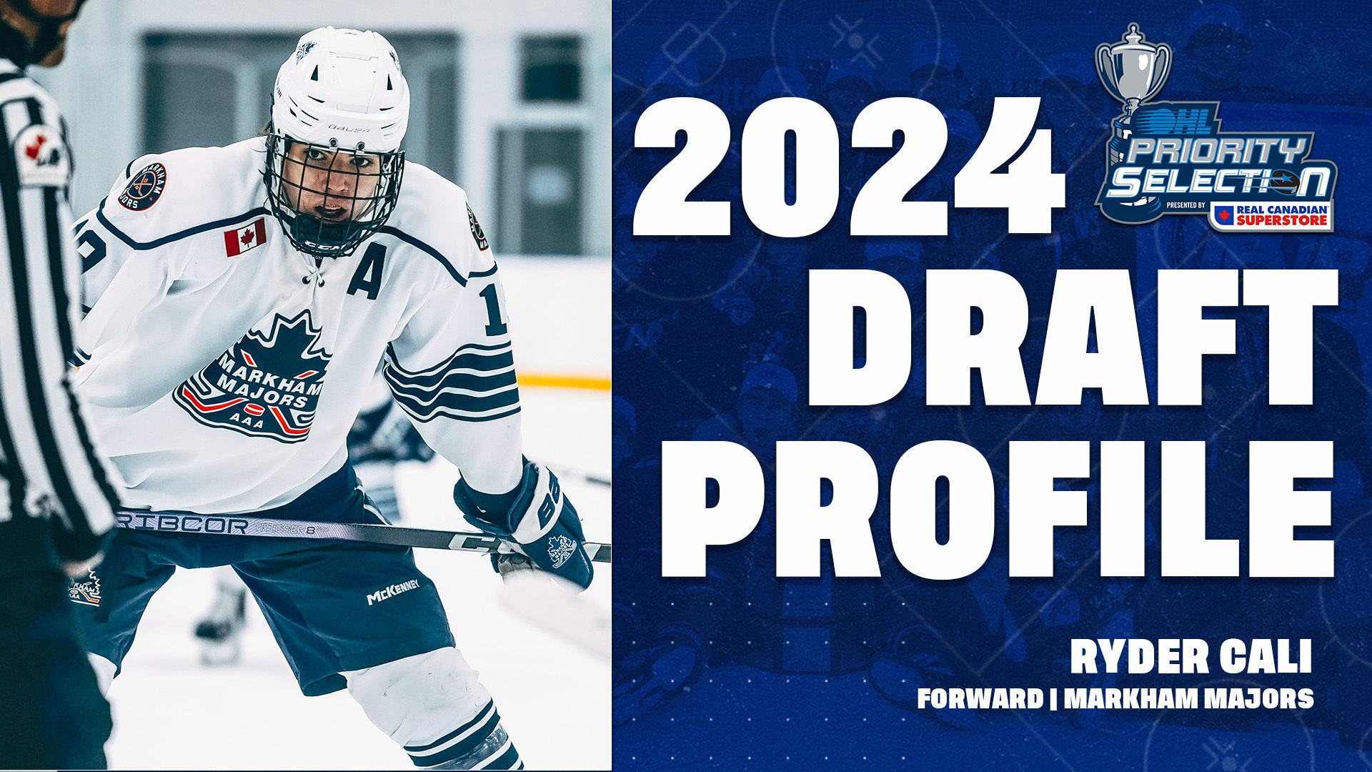#OHLDraft Prospect Profile: Ryder Cali (Markham Majors) - Ontario ...