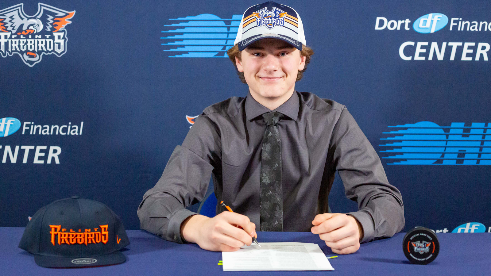 Sixth overall pick Cole Zurawski signs with Firebirds - Ontario Hockey ...