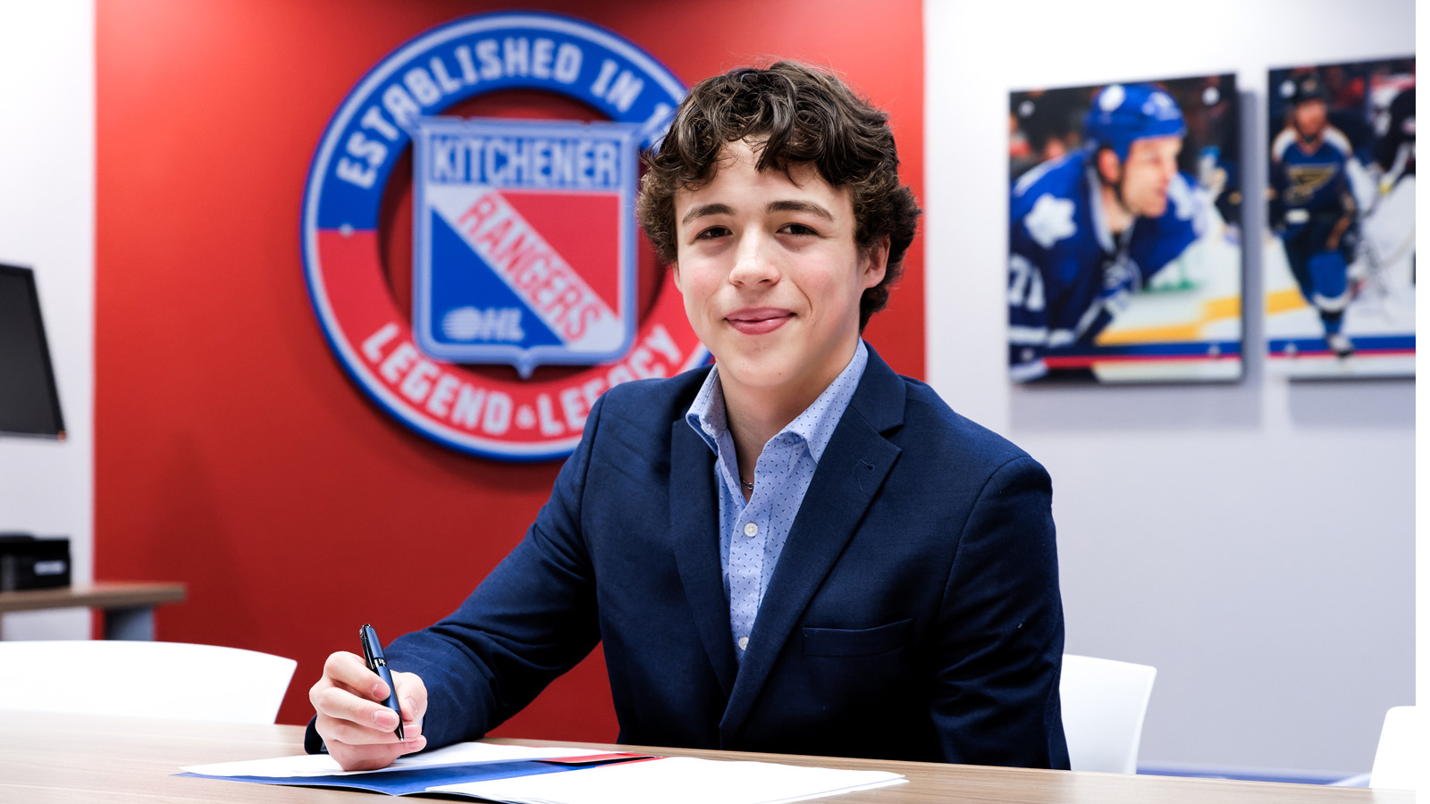 First round pick Evan Headrick signs with Rangers - Ontario Hockey League