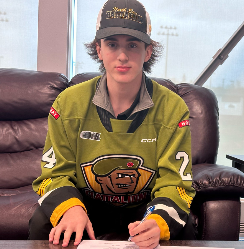 Battalion signs second round pick Kent Greer - Ontario Hockey League