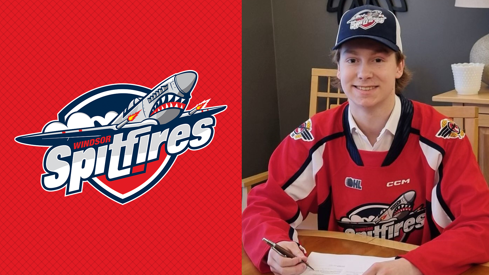 Spitfires sign second-round pick Carter Hicks - Ontario Hockey League