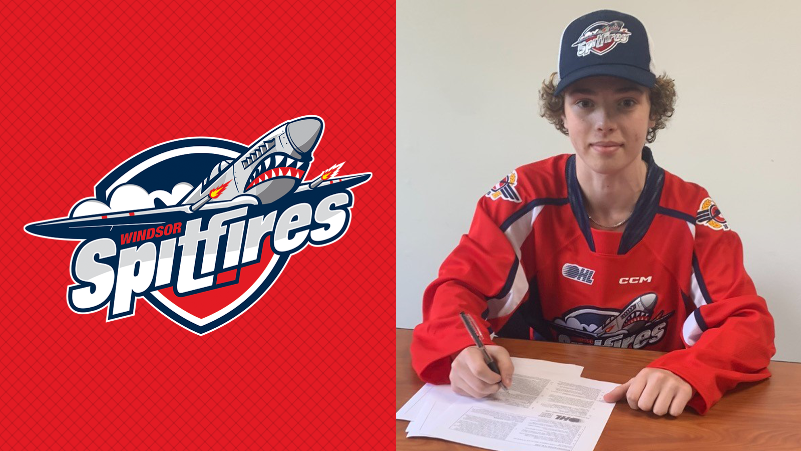 Spitfires sign third-round pick Max Brocklehurst - Ontario Hockey League