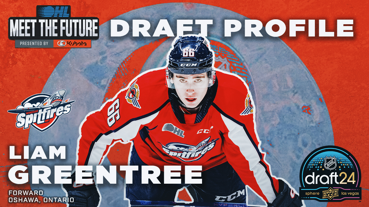 Countdown to the 2024 NHL Draft: Liam Greentree - Ontario Hockey League