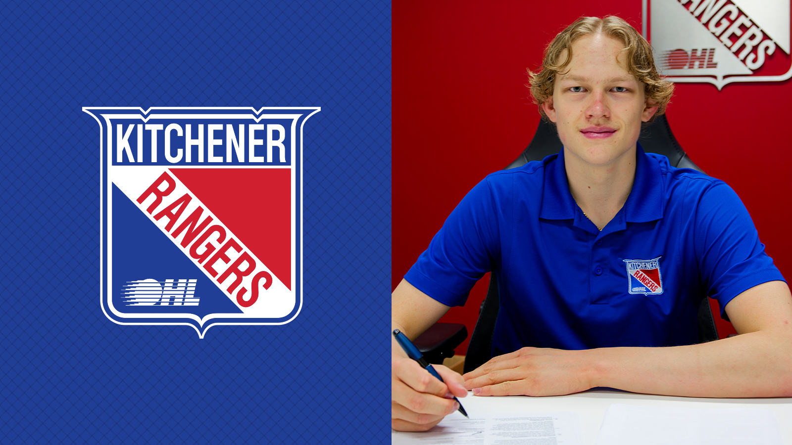 Rangers sign defenceman Kaden Schneider - Ontario Hockey League