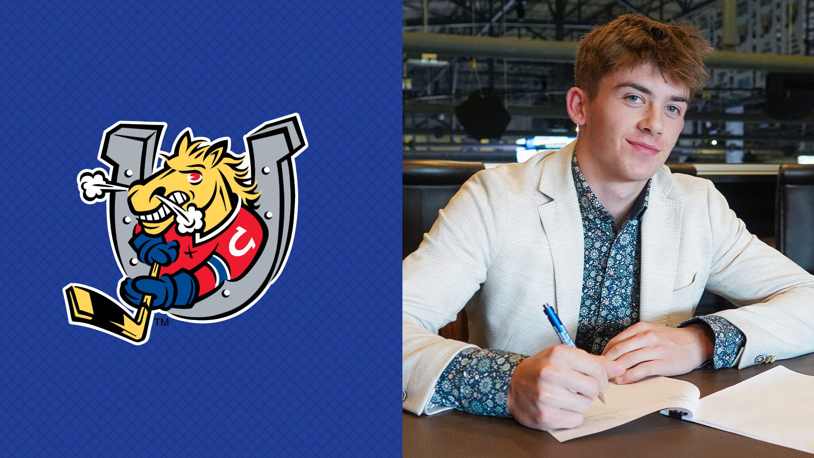 Colts sign 2023 selection Teague Vader - Ontario Hockey League