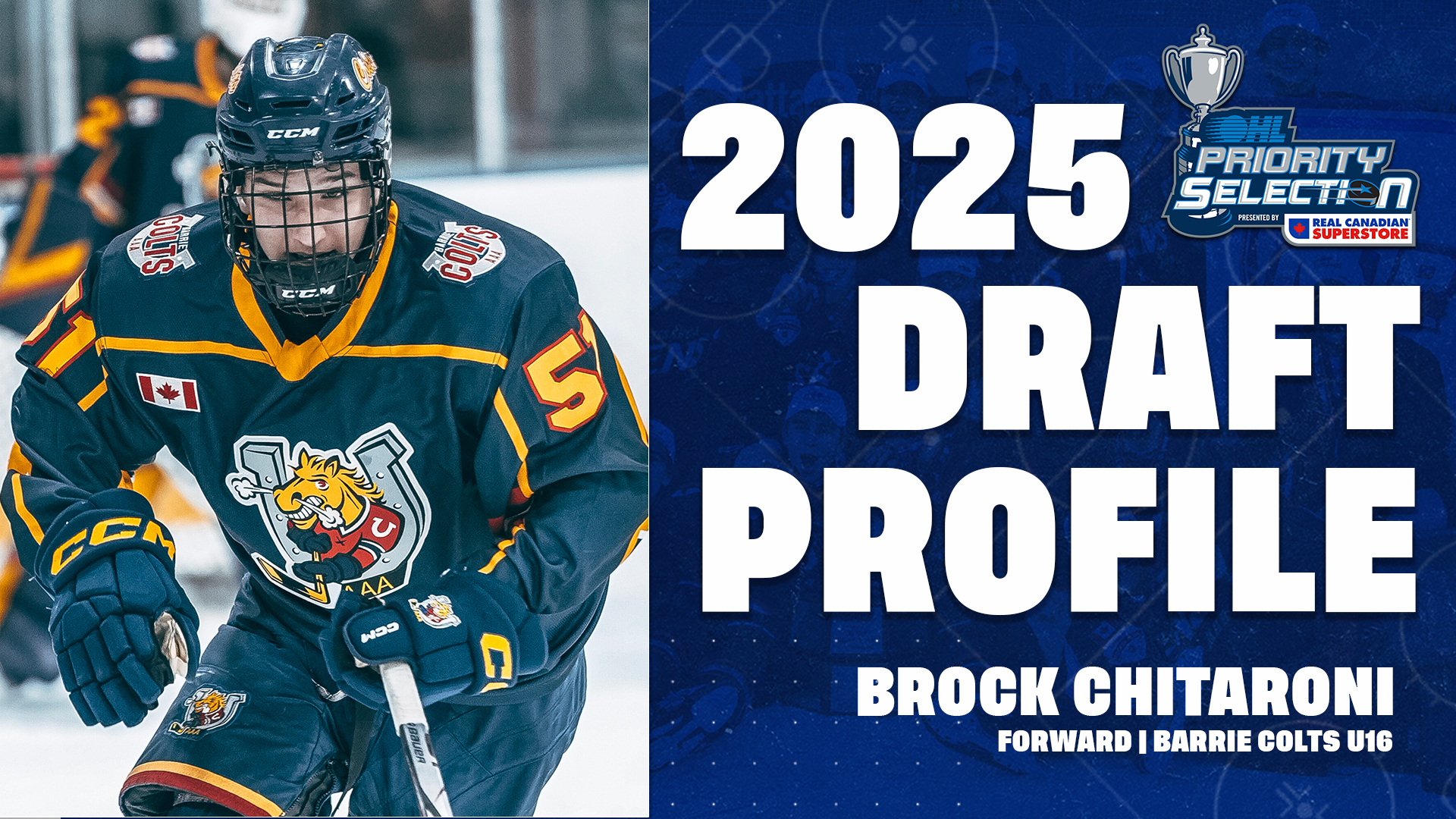 2025 #OHLDraft Prospect Profile: Brock Chitaroni - Ontario Hockey League