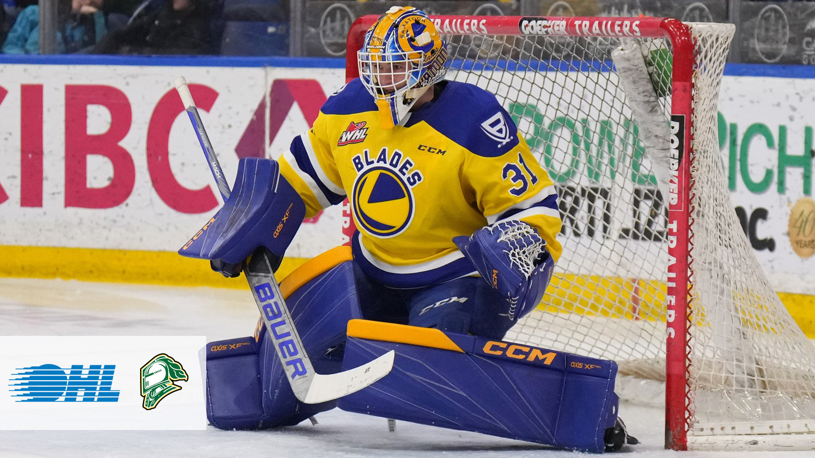 Knights acquire overage goaltender Austin Elliott - Ontario Hockey League