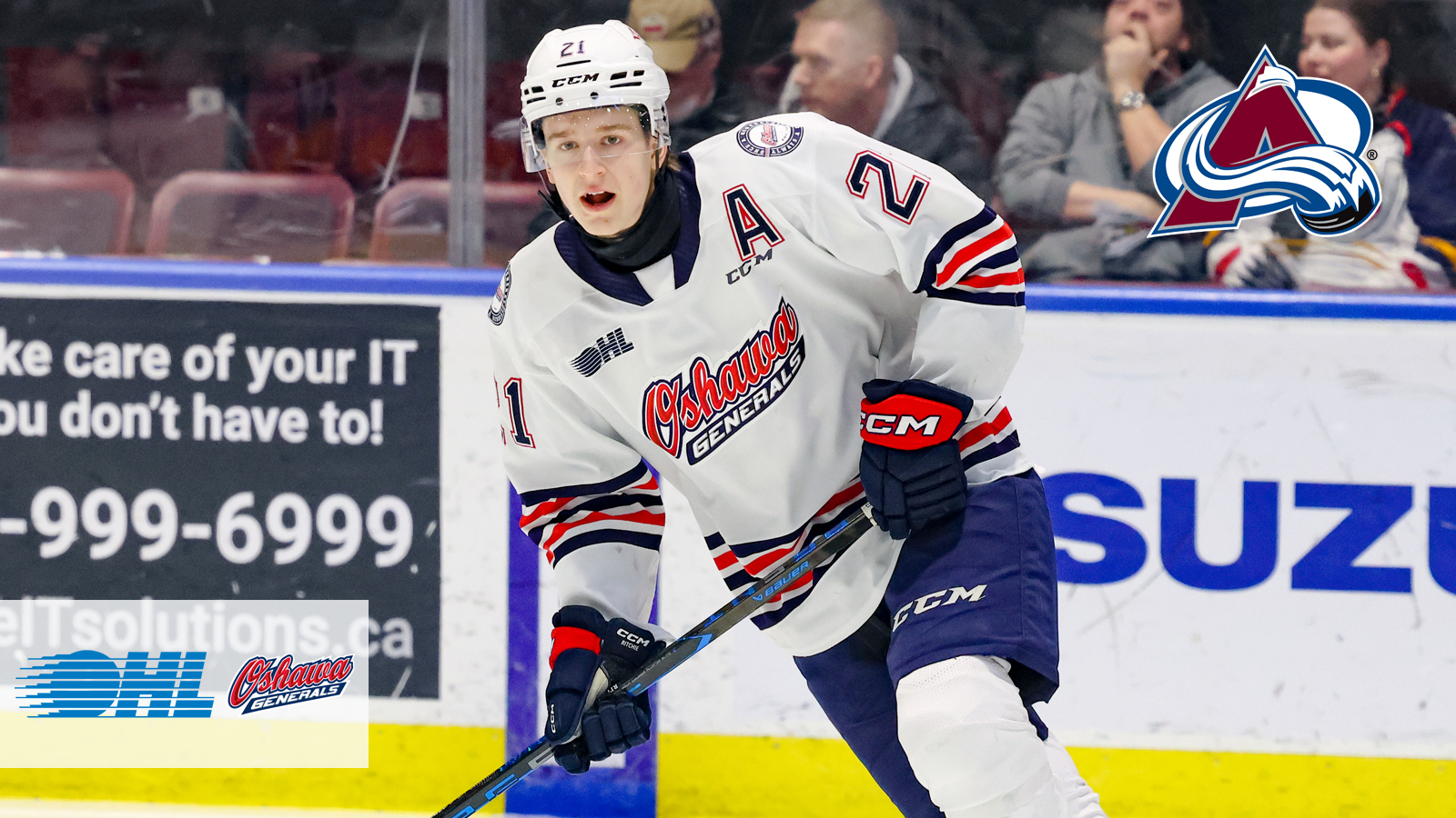 Generals' Calum Ritchie returns from Colorado Avalanche - Ontario ...