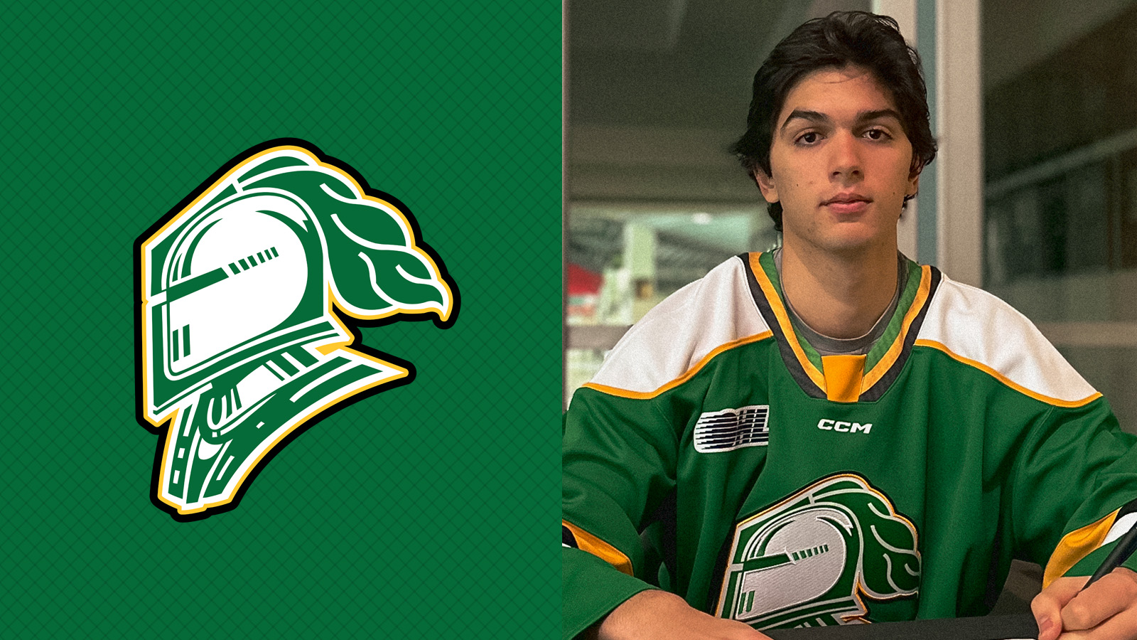 Knights ink free agent blueliner Andoni Fimis - Ontario Hockey League