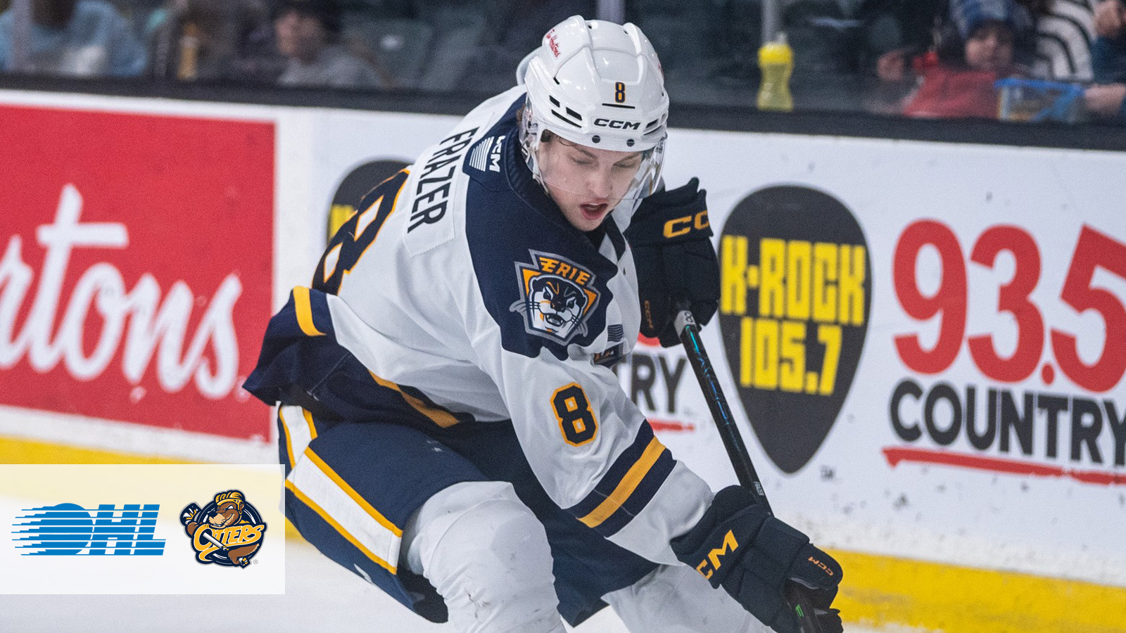 Otters ink free agent defenceman Garrett Frazer - Ontario Hockey League