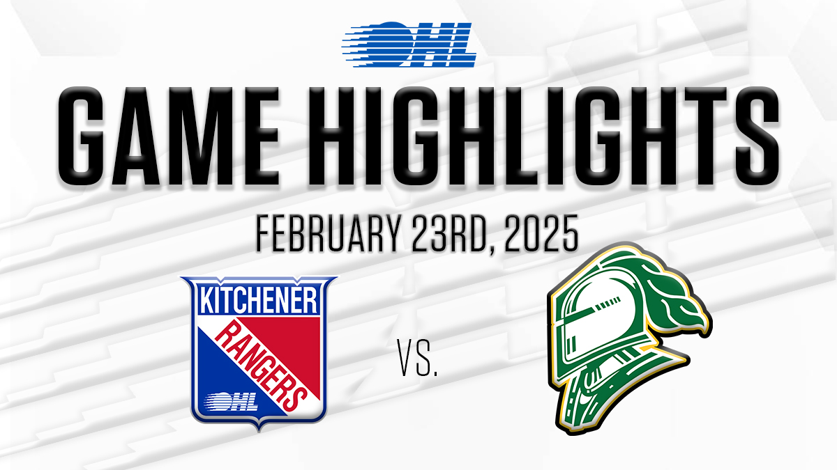 OHL Highlights: Kitchener Rangers @ London Knights Feb. 23, 2025 ...