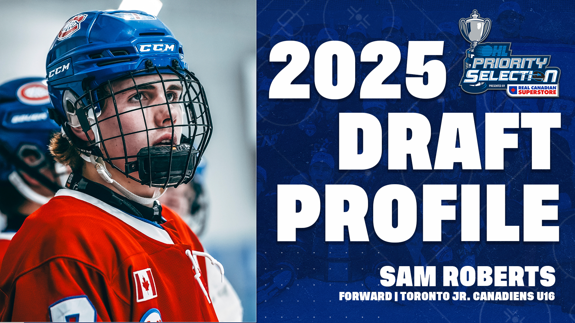 2025 #OHLDraft Prospect Profile: Sam Roberts - Ontario Hockey League