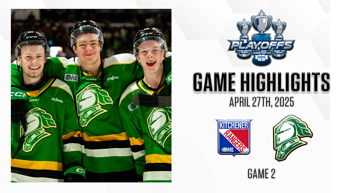 OHL Highlights: Kitchener Rangers @ London Knights Apr. 27, 2025 ...