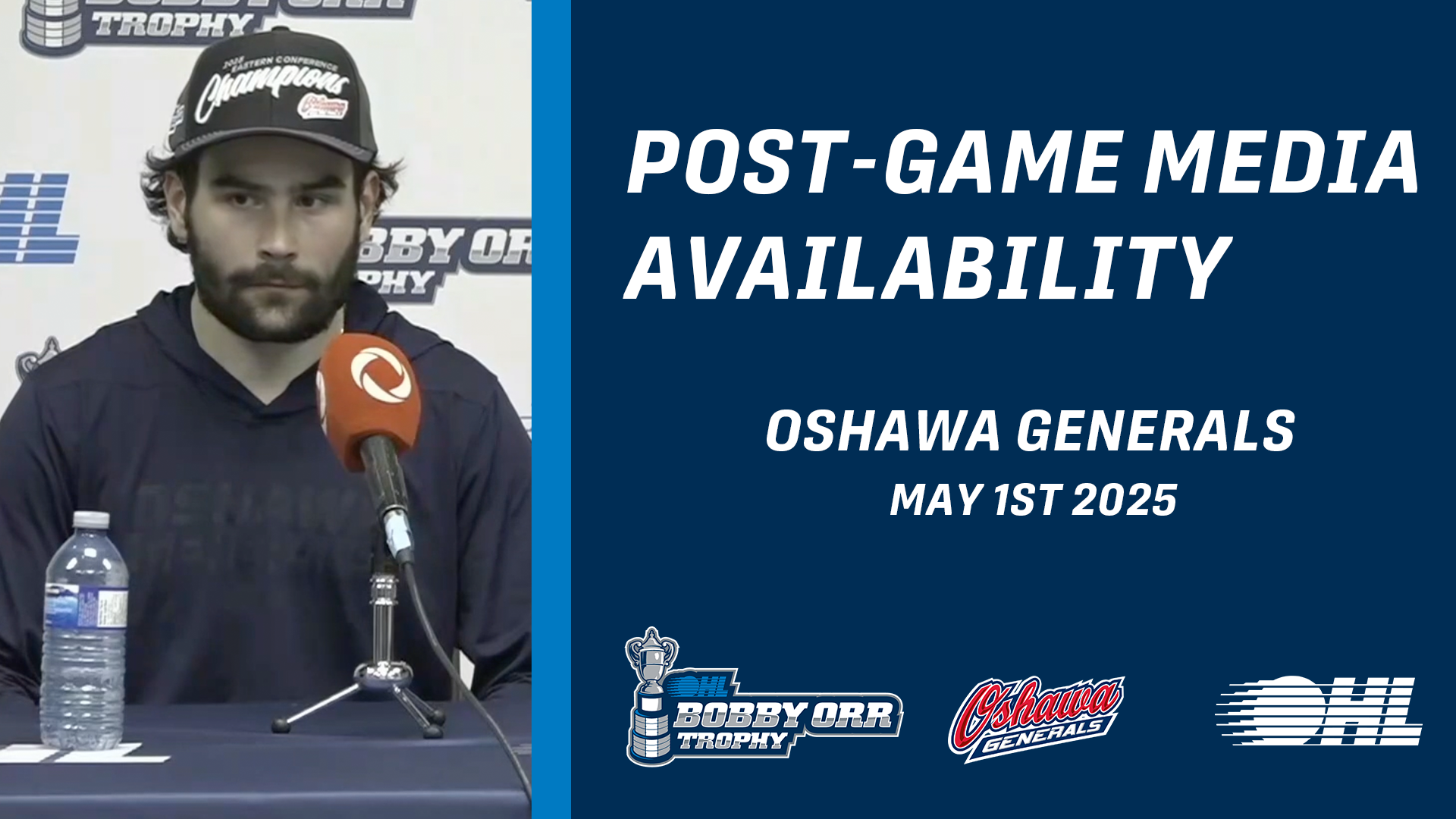 OHL Post-Game Media Availability: Oshawa Generals – May 1, 2025 ...