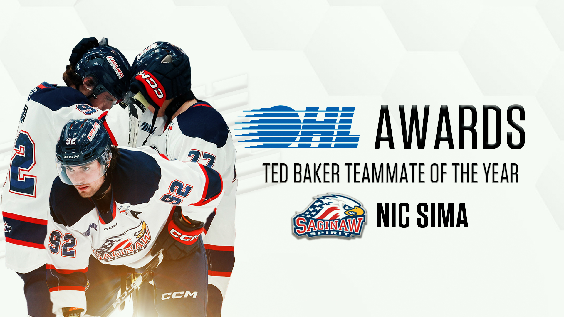 Spirit's Nic Sima wins Ted Baker Teammate of the Year Award - Ontario ...