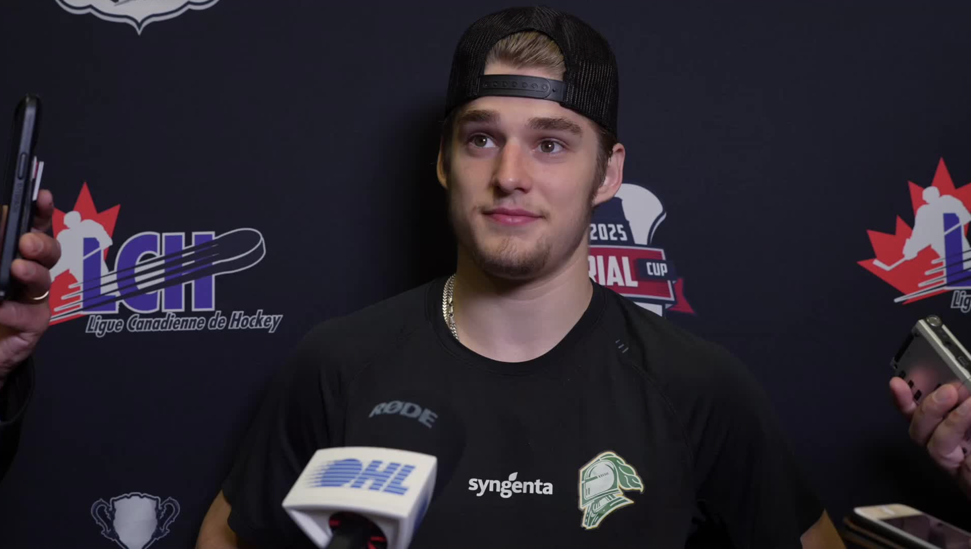 2025 Memorial Cup – Denver Barkey availability – May 31 | Canadian ...