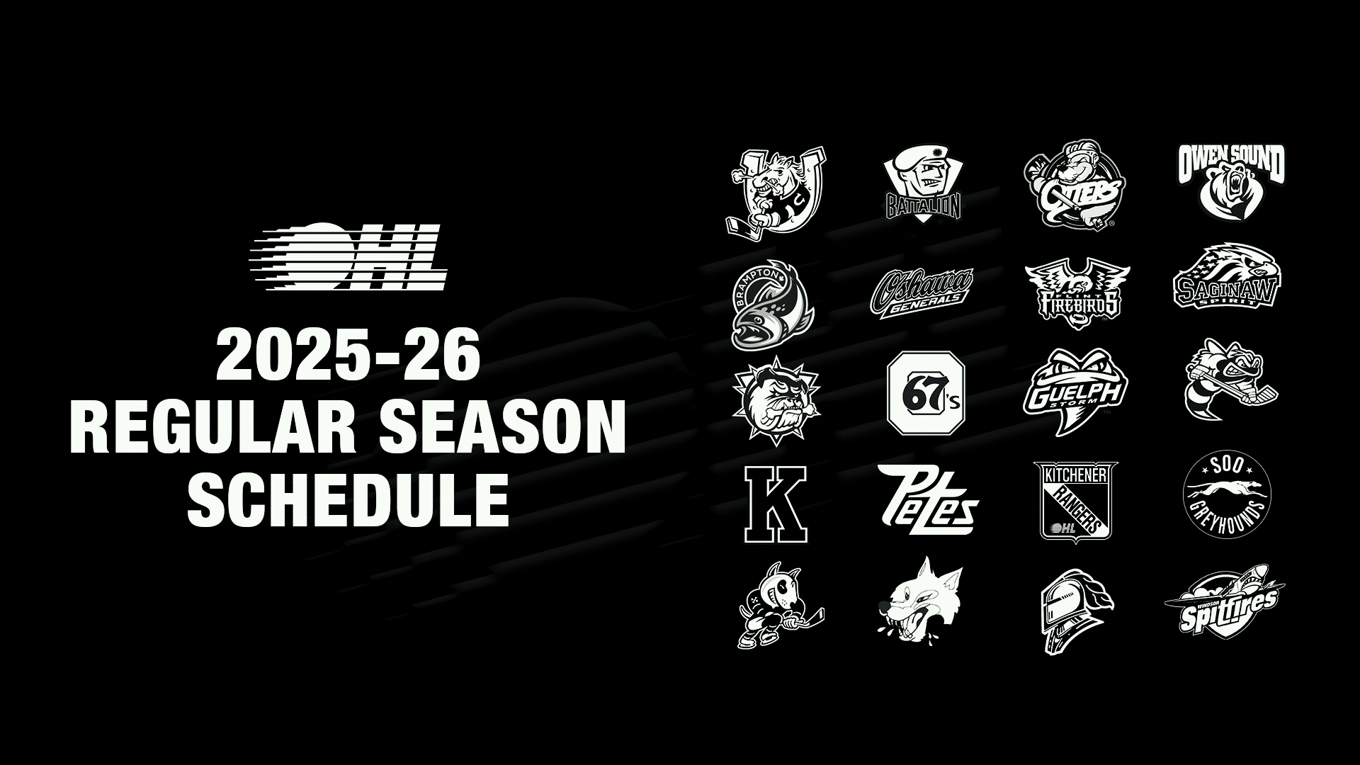 OHL Announces 2025-26 Regular Season Schedule - Ontario Hockey League