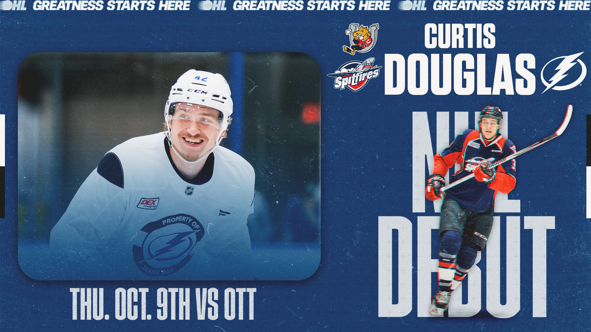 NHL Debut: Curtis Douglas (Oct. 9, 2025) - Ontario Hockey League