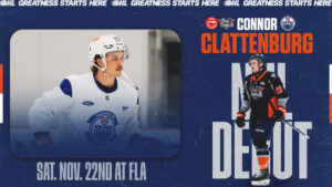 Connor Clattenburg Makes NHL Debut with Edmonton Oilers - BVM Sports