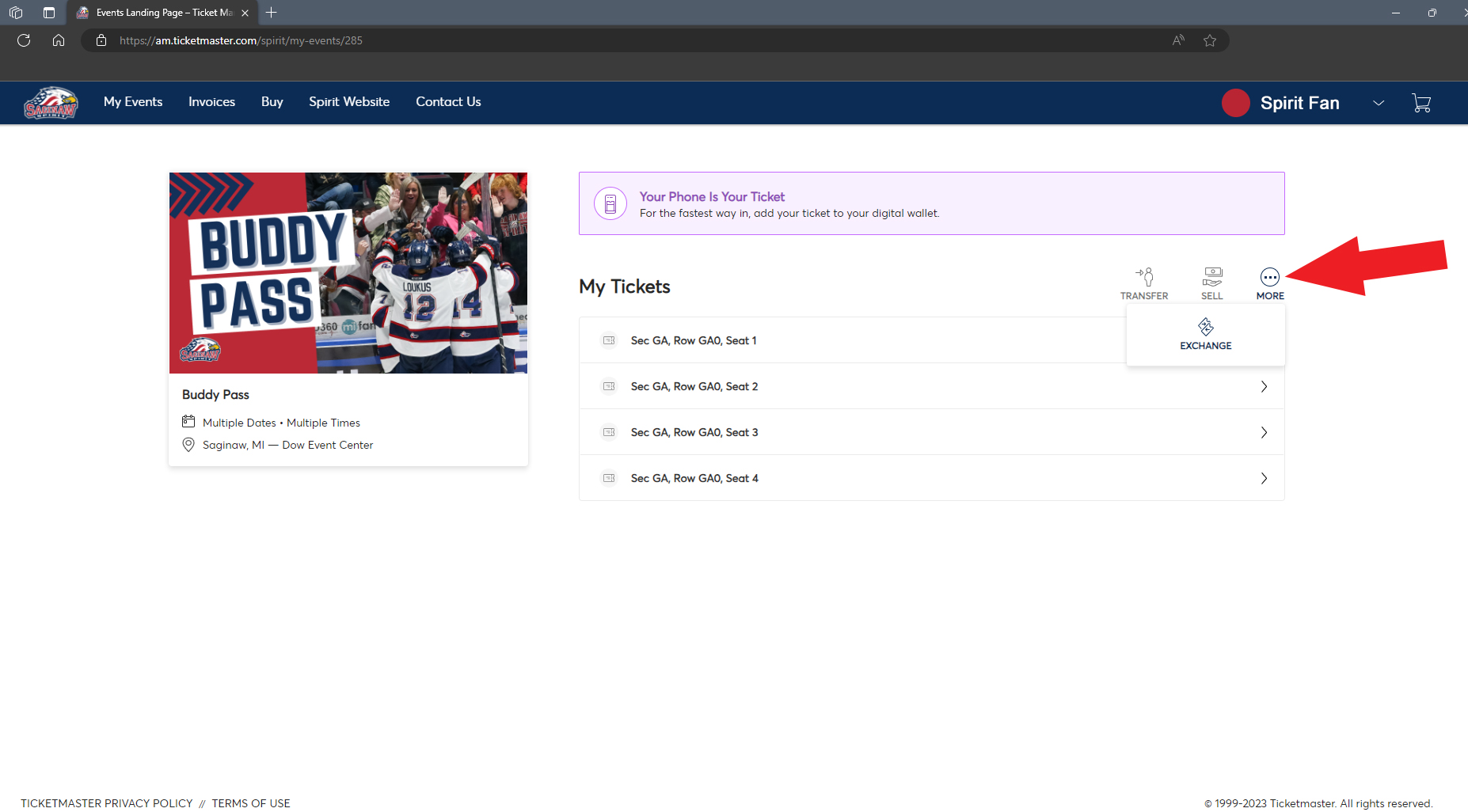Account Manager Help - Saginaw Spirit