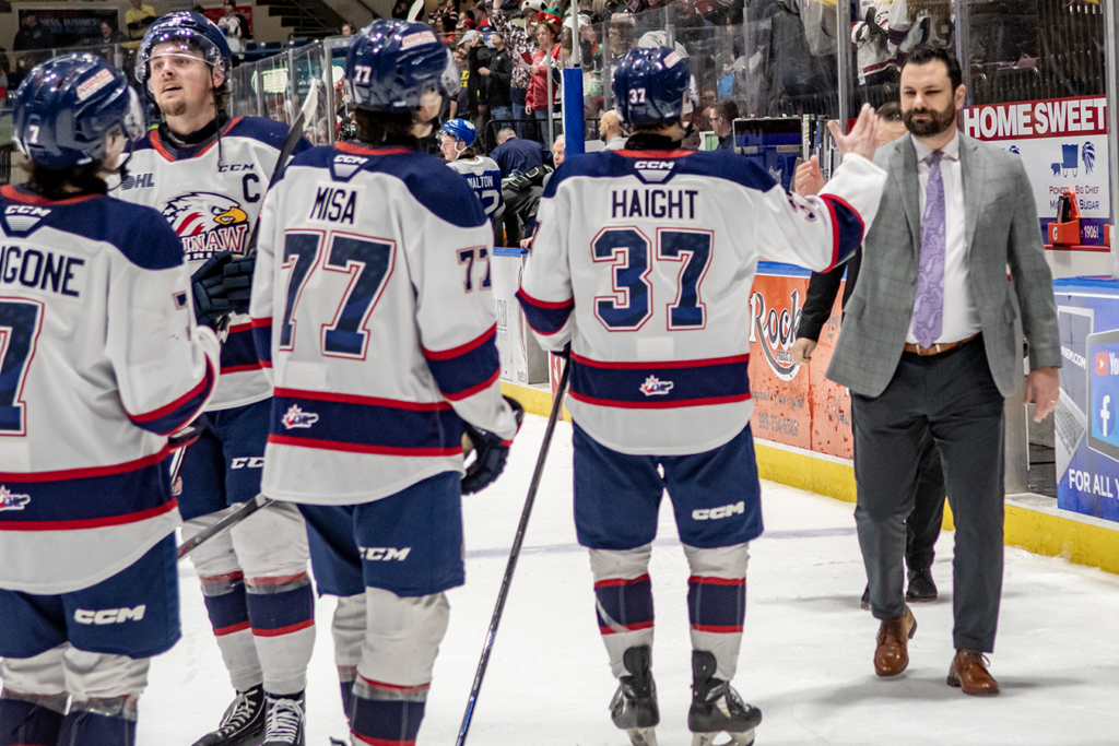 Spirit defeat Wolves 4-3, Lazary sets team win record - Saginaw Spirit