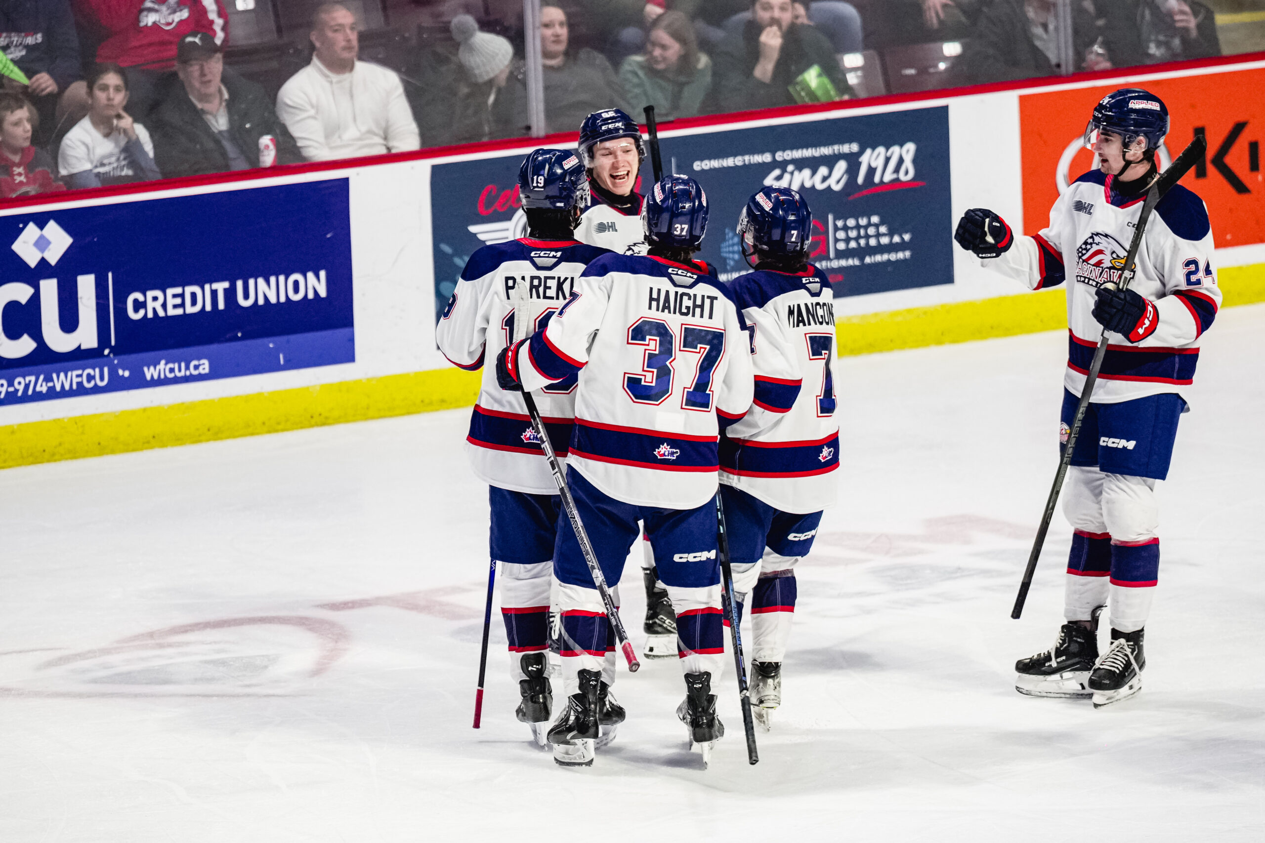 Beck tallies six points in Saginaw debut, Spirit down Spits 11-3 ...
