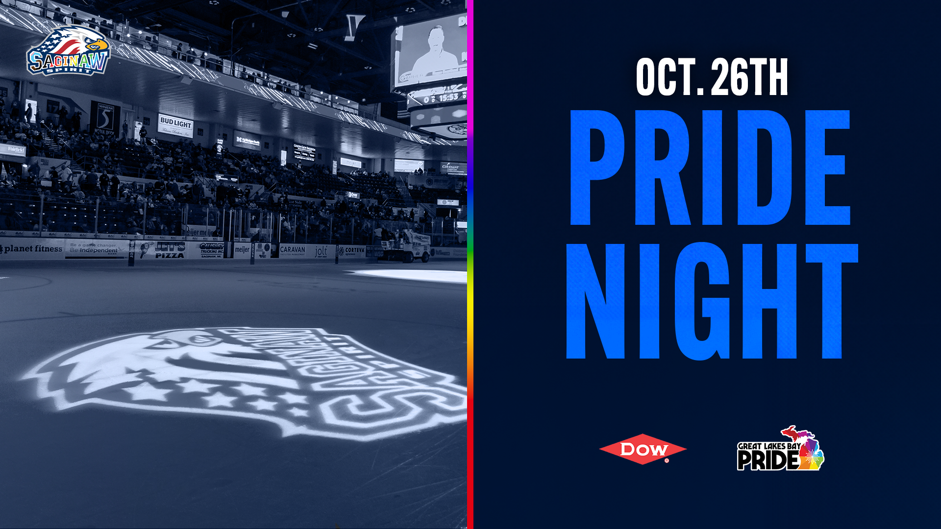 Spirit to host third annual Pride Night with Great Lakes Bay Pride ...