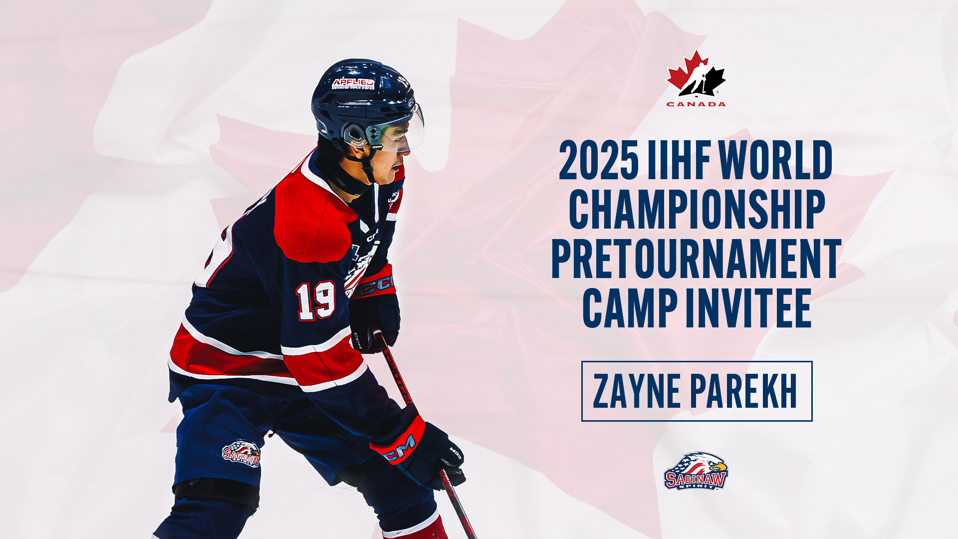 Hockey Canada names Zayne Parekh to World Championship pre-tournament ...
