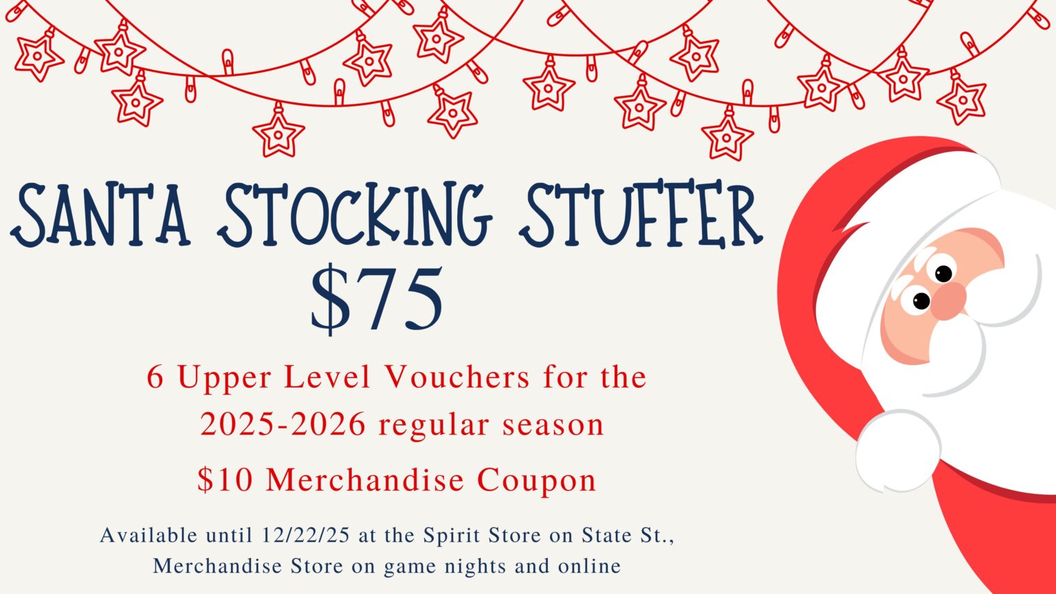 Santa Stocking Stuffer - Saginaw Spirit