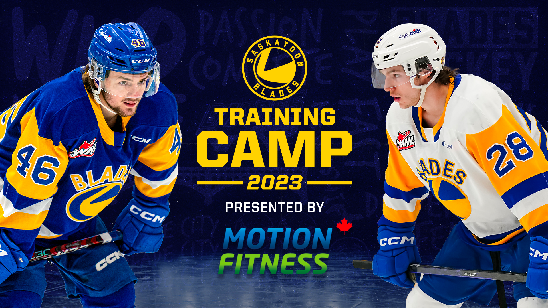 2023 Training Camp schedule presented by Motion Fitness - Saskatoon Blades