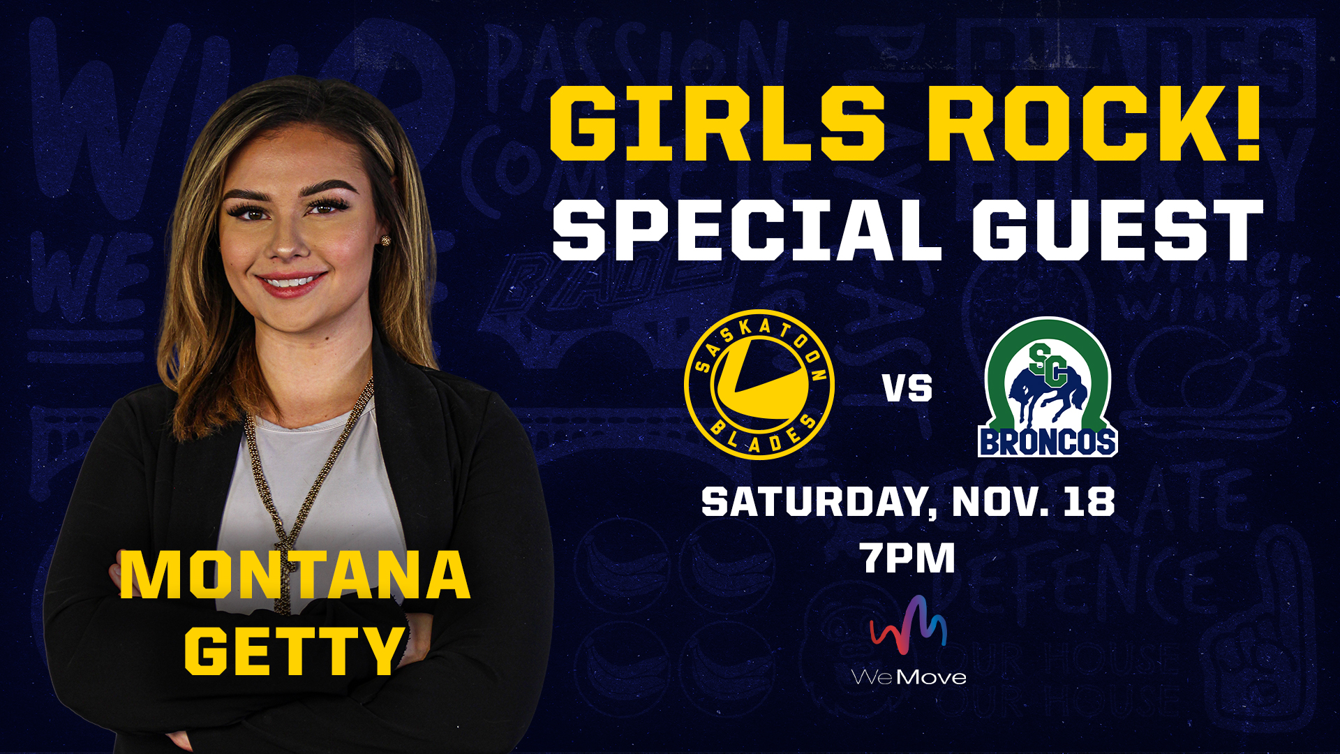 Multimedia expert Montana Getty attending Girls Rock Night - Saskatoon ...