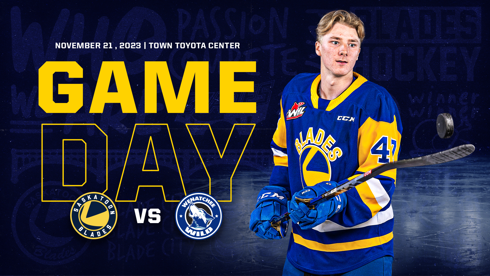 GAME 22 PREVIEW | Blades visit Wenatchee for first time in 60-year ...