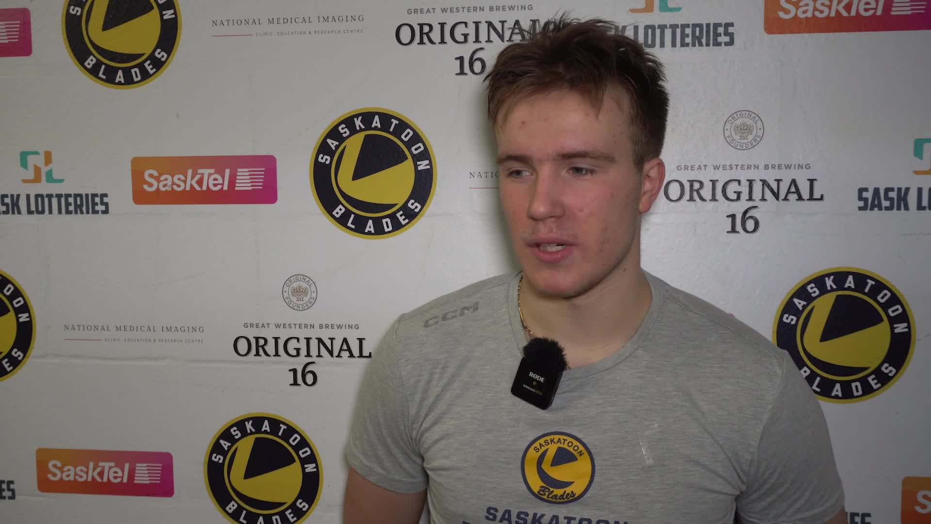 POST GAME | Forward Egor Sidorov - Saskatoon Blades