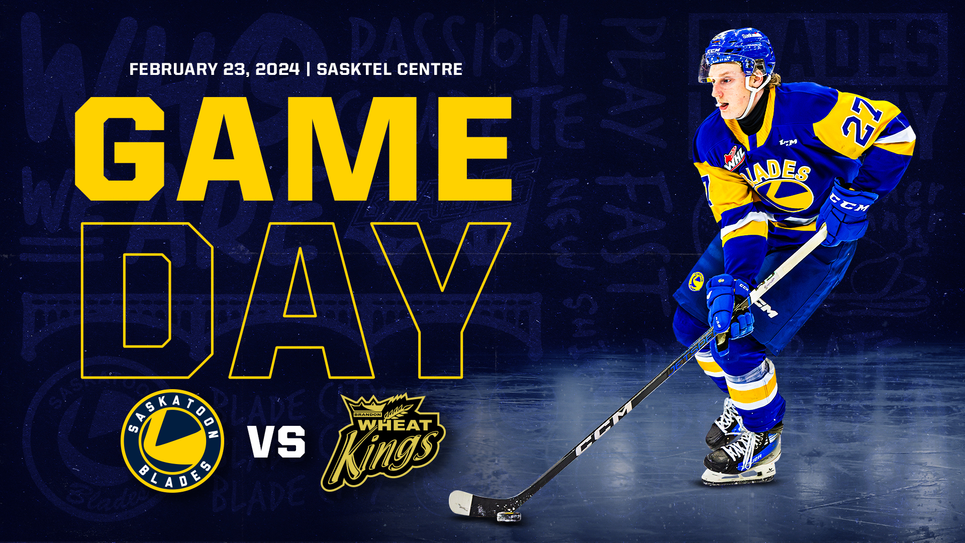 GAME 57 PREVIEW | Blades welcome Wheat Kings for rematch - Saskatoon Blades