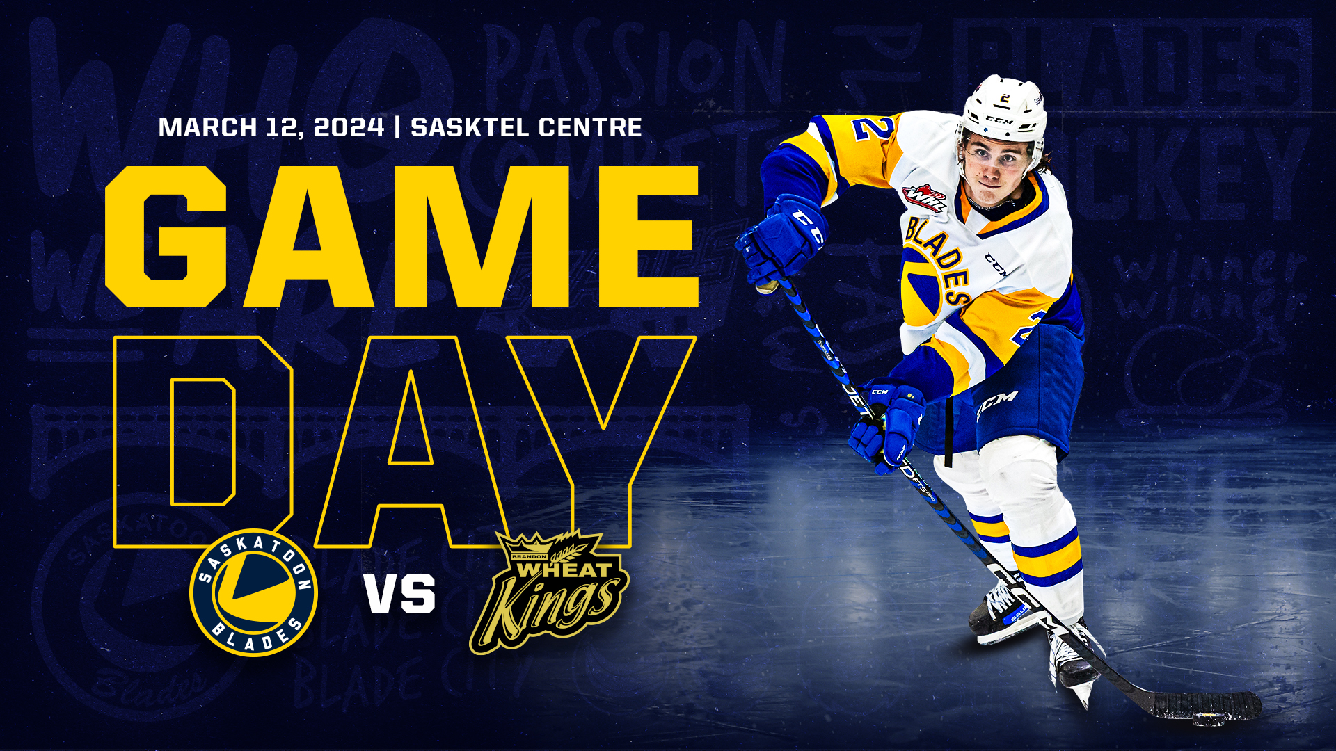 GAME 63 PREVIEW | Blades welcome Wheat Kings for Pucks and Paws - Saskatoon Blades