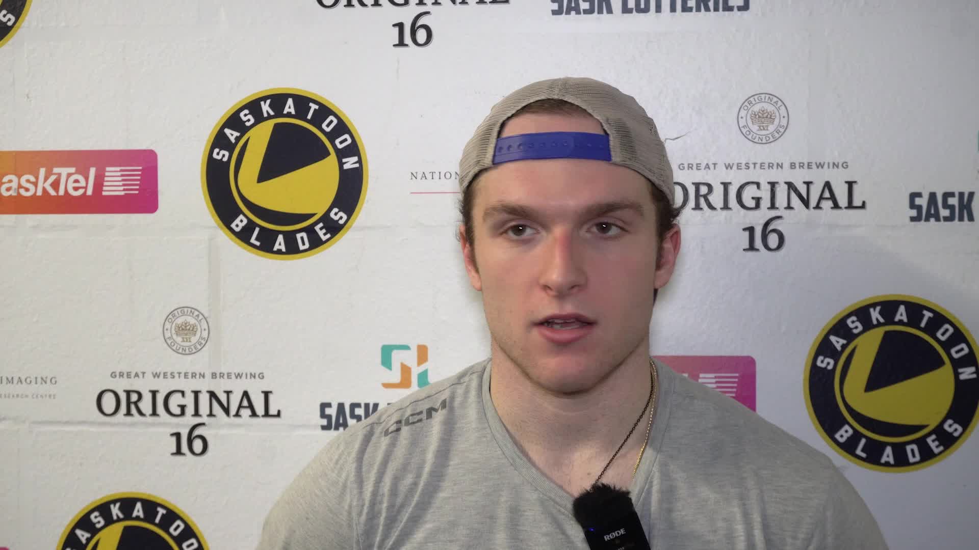POST GAME | Forward Brandon Lisowsky - Saskatoon Blades