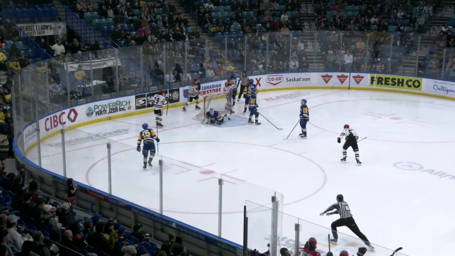 HIGHLIGHTS | Blades (6) vs Warriors (3) - Saskatoon Blades