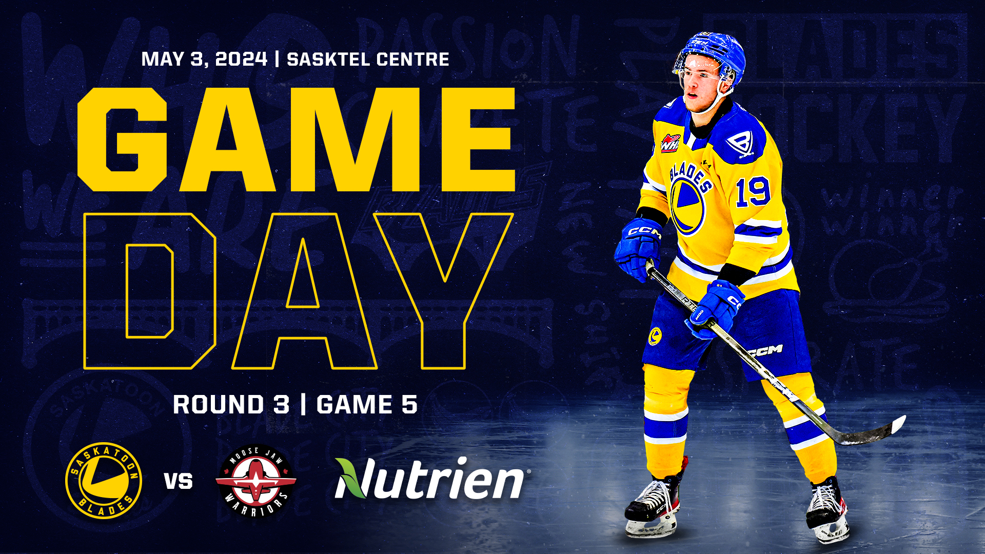 ROUND 3 GAME 5 | Series lead on the line as Blades welcome Warriors for ...