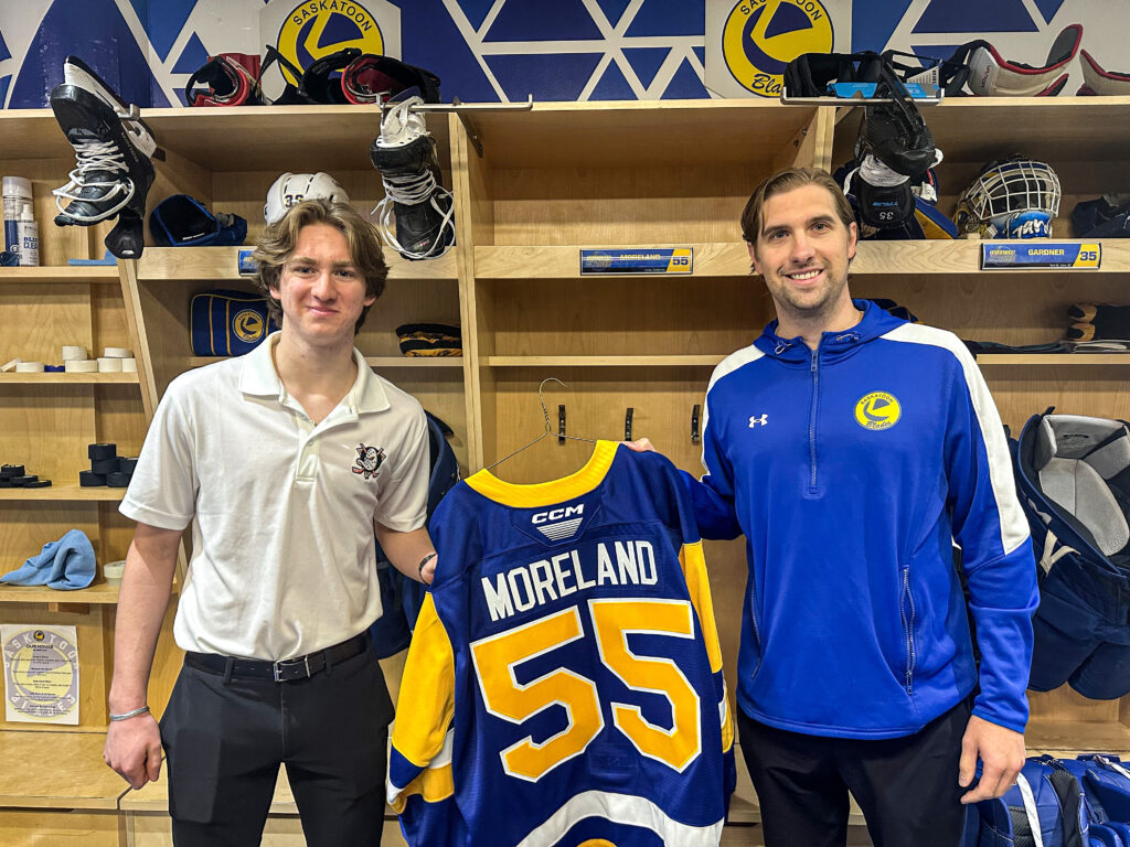 Blades sign Mason Moreland to a WHL Scholarship and Development ...