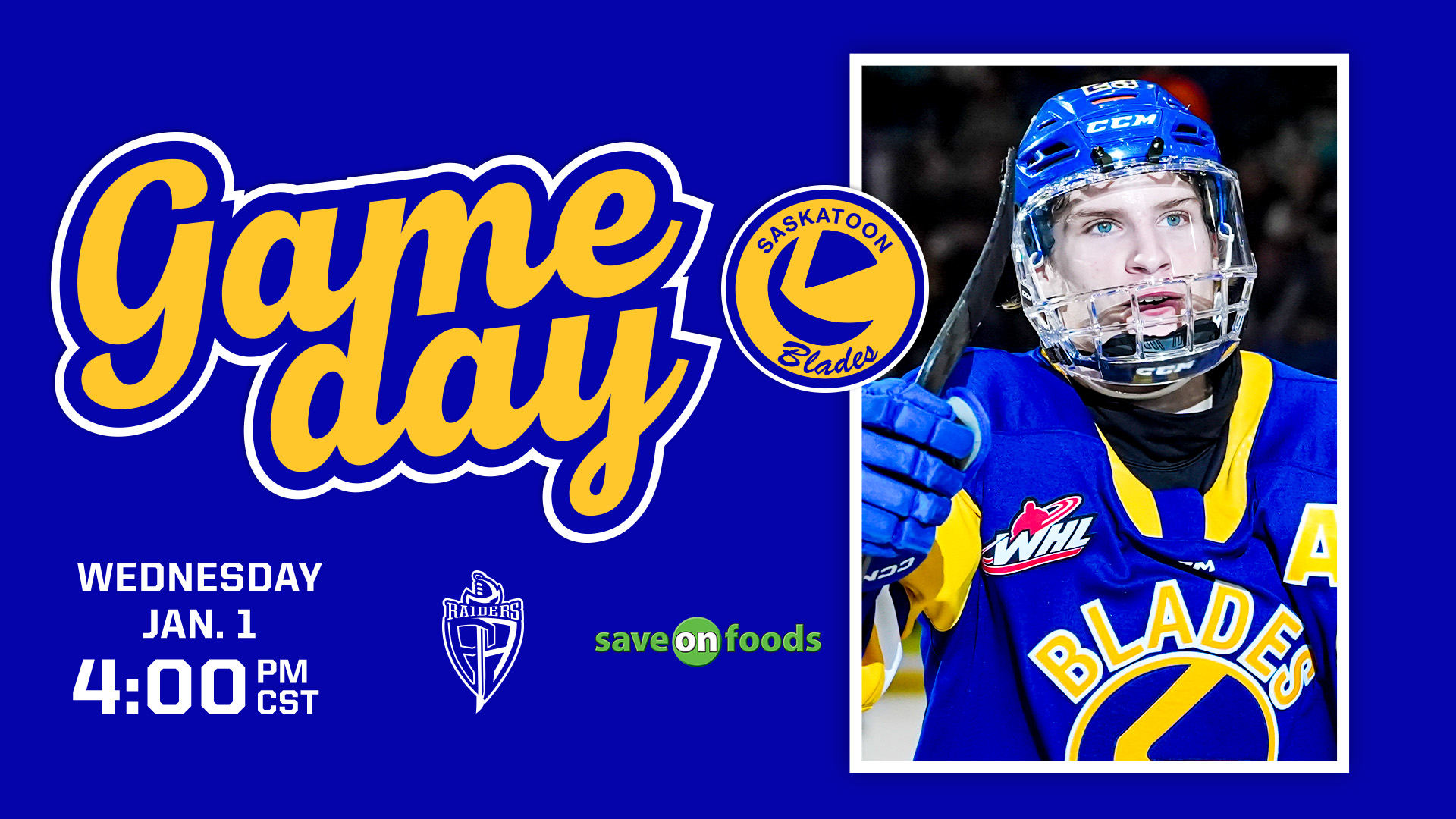 GAME 35 PREVIEW | Blades welcome Raiders to kick off new year ...