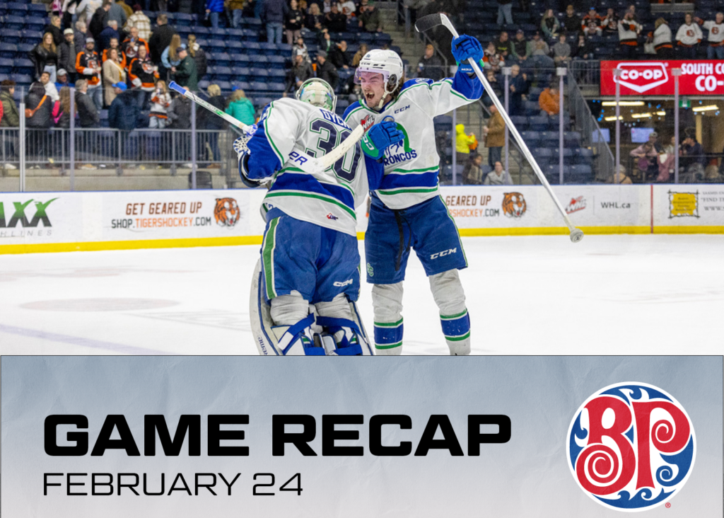Boston Pizza Recap: Hvidston’s Overtime Winner Leads Broncos Over ...
