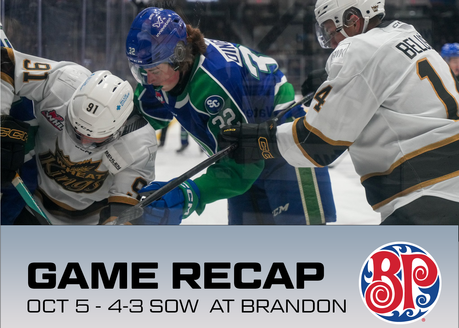 Boston Pizza Recap: Broncos back to .500 in comeback win over Wheat ...